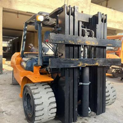 China Secondhand FD50 Toyota Diesel Forklift Dealer 5 Ton Maximum lifting height 4.5m for sale