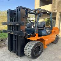 China Secondhand FD50 Toyota Diesel Forklift Dealer 5 Ton Maximum lifting height 4.5m for sale