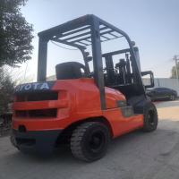 China Diesel Tuel Toyota Used Forklift 3.5 Ton 3.5 Mast With Side Shift for sale