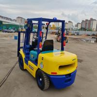 China Komatsu FD30 Used Forklift Two Stage Material Handling Equipment 3 Ton for sale