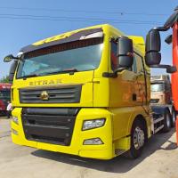 China 430hp Used Tractor Trailer Sinotruk Howo C7 10 Wheels LHD  diesel for sale