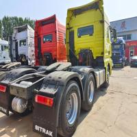 China 430hp Used Tractor Trailer Sinotruk Howo C7 10 Wheels LHD  diesel for sale