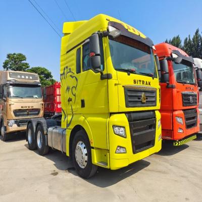 China 430hp Used Tractor Trailer Sinotruk Howo C7 10 Wheels LHD  diesel for sale