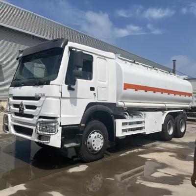 China Howo 371horse power  Used Fuel Tanker Truck Fuel Delivery Sinotruk 6x4 25m3 6*4 chassis for sale