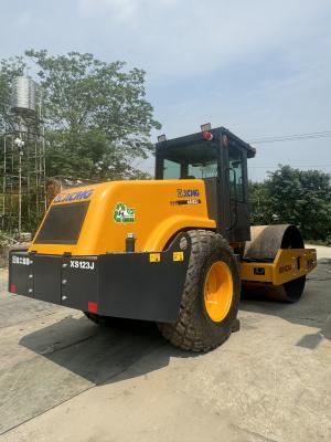 China XCMG XS123J Used Road Roller 12T Construction Site Equipment 93kw for sale