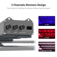 China Turnable Spectrum Plant LED Grow Light UV IR Channel Hydroponic Grow Lights for sale