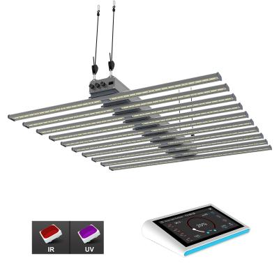 China Indoor Plants UV IR Led Grow Light Adjustable Spectrum Commercial Greenhouse for sale