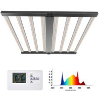 China Foldbale Hydroponics LED Grow Lights 6 Bars Agricultual Led Grow Light For Veg Flower for sale