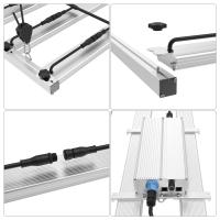 China Large Grow Space Commercial LED Grow Light Driver Reomvable Balance Heat Dissipation for sale