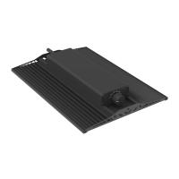 China 100W Dimmable Black Aluminum LED Grow Light With 288 White LEDs For Full Spectrum Plants for sale
