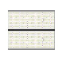 China Aluminum Full Spectrum LED Grow Light With IR Spectrum Passive Cooling Black Lamp Body Silicone Lens for sale