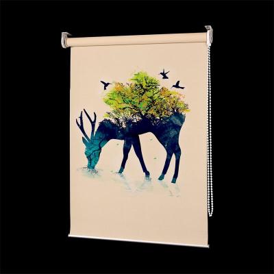 China Fashion Printed Shutter Custom Curtain 3D Printed Roller Blinds Shutters for sale