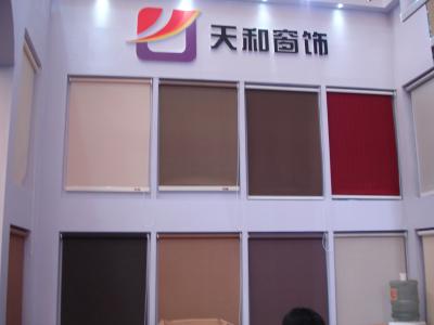 China Acrylic Foaming Polyester Window Blinds ,  Slat Fireproof Window Coverings for sale