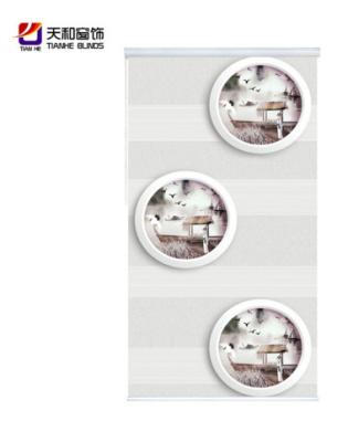China Window blinds,roller Digital printing roller blinds and fabric,, 3D printed roller blinds,zebra roller blinds for window for sale