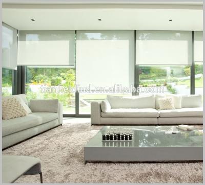 China Wholesale blackout sunscreen roller blind fabrics material somfy motorized roller blinds for sale
