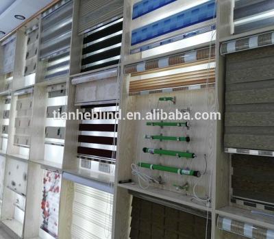 China Polyester Cheap Fabric Zebra Blinds Combi Dual Blinds for sale
