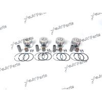 China B3.3 B3.3T QSB3.3 Piston And Ring Set For Cummins Excavator Diesel Engine for sale