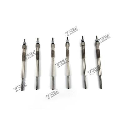 China For Isuzu Parts 6HK1 4HK1 6 PCS Glow Plug 8-94390777-6 engine for sale