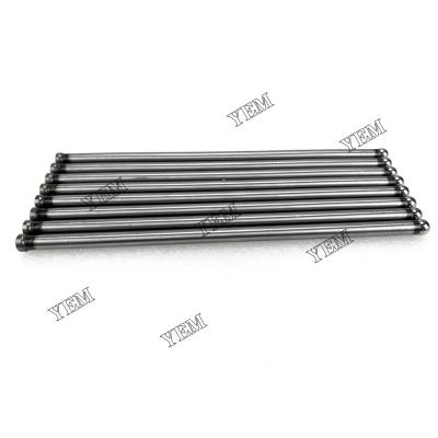 China For Mitsubishi 4D33 8pc Valve Push Rod Engine truck excavator parts for sale