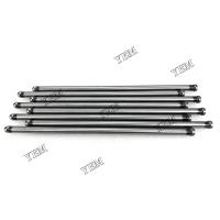 China For Mitsubishi 4D33 8pc Valve Push Rod Engine truck excavator parts for sale