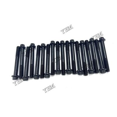 China For ISUZU Cylinder Head Bolt 4HK1 4HK1T 4HE1 Excavator engine parts for sale