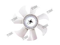 China V1505 Diesel Engine Cooling Fan Blade 7 Blades For Kubota Excavator 16285-74110 for sale