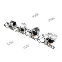 China 3024 Piston With Rings For Caterpillar Excavator machinery Parts N844 N844L 404D-22 404C-22 for sale