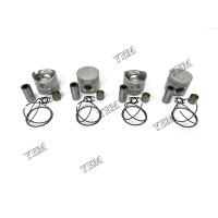 China 4PCS 1KZ Piston With Rings For Toyota Machinery Parts Excavator for sale
