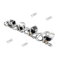 China 4PCS For Perkins 404C-22/404C-22T Piston With Rings Engine Spare Parts for sale