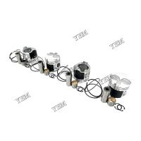 China 4PCS For Perkins 404D-22 Piston With Rings Engine 404D-22T for sale