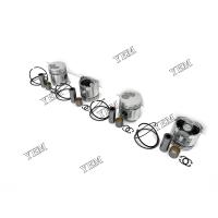 China New 4PCS Piston With Rings For Fits Yanmar 4D94E Excavator Parts Engine for sale
