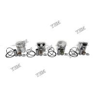 China New 4PCS Piston With Rings For Fits Yanmar 4D94E Excavator Parts Engine for sale