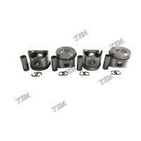 China 4PCS  Factory Outlet Piston With Rings For Yanmar 4TNV88 Engine for sale