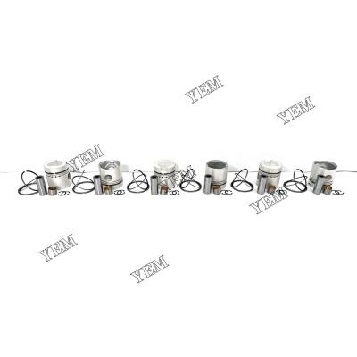 China For Mitsubishi 6DS70 Piston With Rings Forklift Excavator Diesel Engine Parts for sale