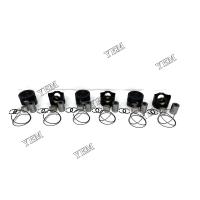 China 6PCS C18 Factory Outlet Piston With Rings For Caterpillar Good Quality Parts for sale
