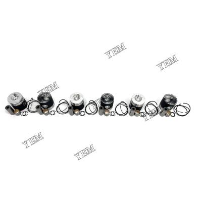 China DE12T For Doosan Excavator Wholesale Professional Piston With Rings for sale