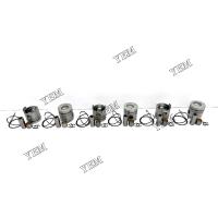 China Nissan FD6 Excavator Forklift Engine Parts Piston With Rings for sale