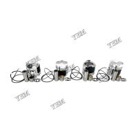 China 4PCS Buy N844 Piston With Rings For Fits Shibaura High Quality 3024 3024C N844 404D-22 for sale