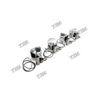 China 4PCS Buy N844 Piston With Rings For Fits Shibaura High Quality 3024 3024C N844 404D-22 for sale