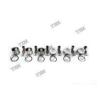China S6B3 Piston With Rings For Mitsubishi  Engine Spare Parts for sale