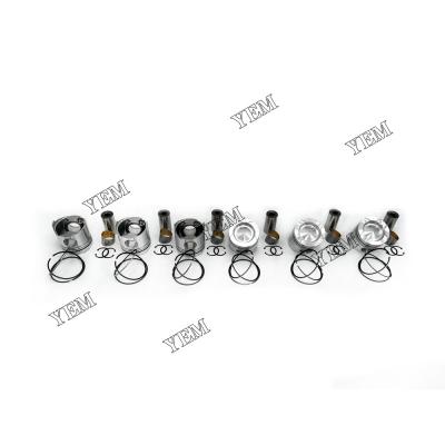 China S6B3 Piston With Rings For Mitsubishi  Engine Spare Parts for sale