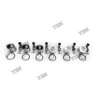 China S6B3 Piston With Rings For Mitsubishi  Engine Spare Parts for sale