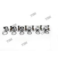 China S6B3 Piston With Rings For Mitsubishi  Engine Spare Parts for sale