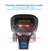 China K-625BT Stock 2D Wireless for Bluetooth Barcode Scanner with Charging Base 2D USB Wifi Barcode Reader A4 Size Com Interface for sale