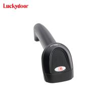 China Fast Scanning Drop Resistance 1D Handheld Rs232 Usb Com Ps2 Wired Laser bar Code Reader Barcode Scanner with Stand for sale