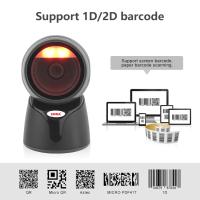 China Hot Sale 2D Desktop Auto Scan Reader USB Hands-Free Omni-Directional Scanner Platform for Supermarket Store Library-in Stock for sale