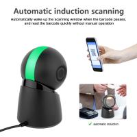 China Hot Sale 2D Desktop Auto Scan Reader USB Hands-Free Omni-Directional Scanner Platform for Supermarket Store Library-in Stock for sale