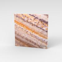 China Table Tops Resin Translucent Stone Meteor Patterned Stone for sale