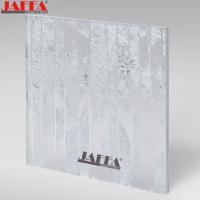 China Hotel Lobby Sandwich Pattern Customizable Eco Resin Panels for sale