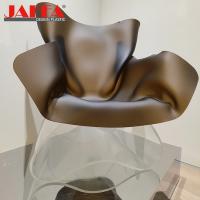 China Scratch Resistant Waterproof Custom Acrylic Chair For Weddings And Art Exhibitions for sale